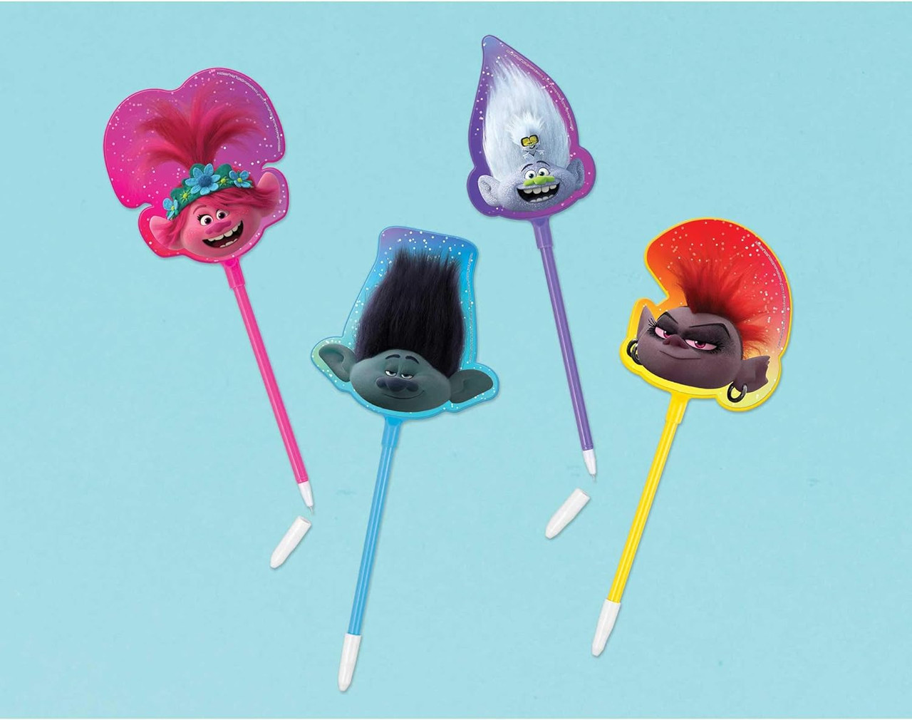 Trolls World Tour Movie Cartoon Kids Birthday Party Favor Pens ...