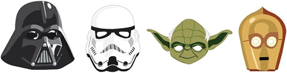 Star Wars Galaxy of Adventures Disney Kids Birthday Party Favor Paper ...