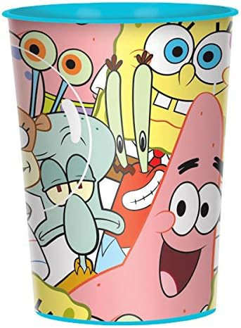 SpongeBob SquarePants Nickelodeon Kids Birthday Party Favor 16 oz ...