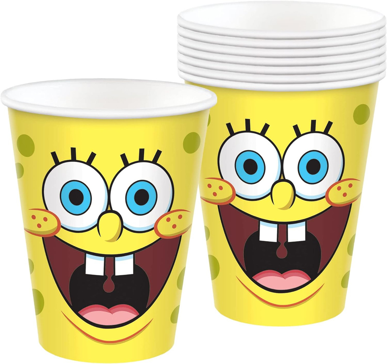 SpongeBob SquarePants Nickelodeon Kids Birthday Party 9 oz. Paper Cups ...