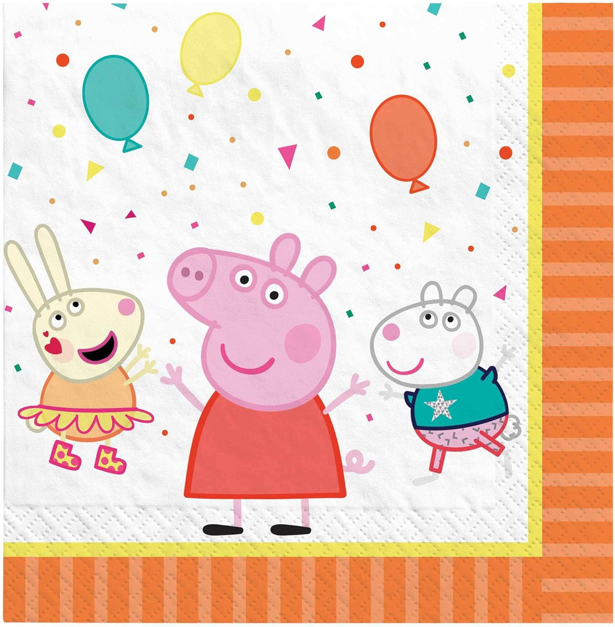 Peppa Pig Confetti Nick Jr Cartoon Kids Birthday Party Paper Luncheon ...