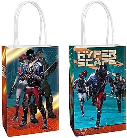 Hyper Scape Ubisoft Video Game Kids Birthday Party Favor Sacks Paper ...