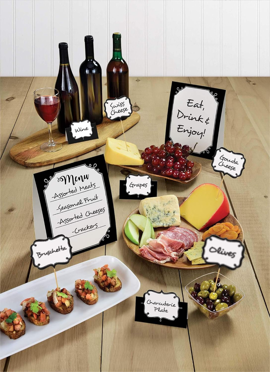 Eat & Enjoy Food Banquet Cocktail Garden Party Buffet Decorating Kit ...