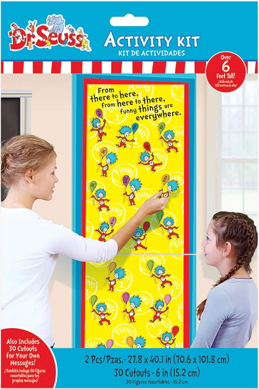 Dr. Seuss Read Across America Kids Birthday Party Decoration Activity ...