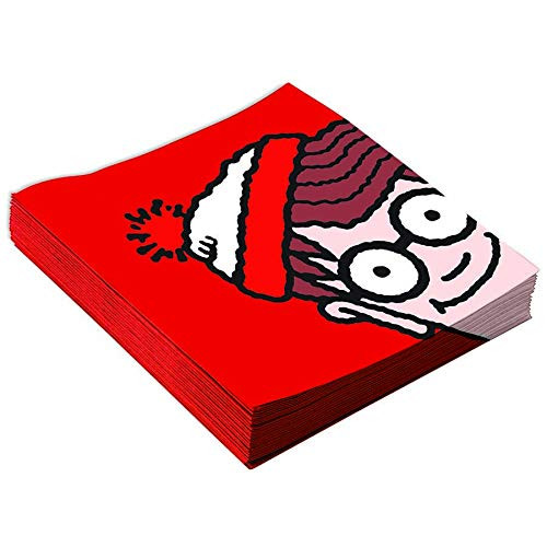 Where's Waldo Wally Woof Wenda Book Kids Birthday Party Paper Beverage ...