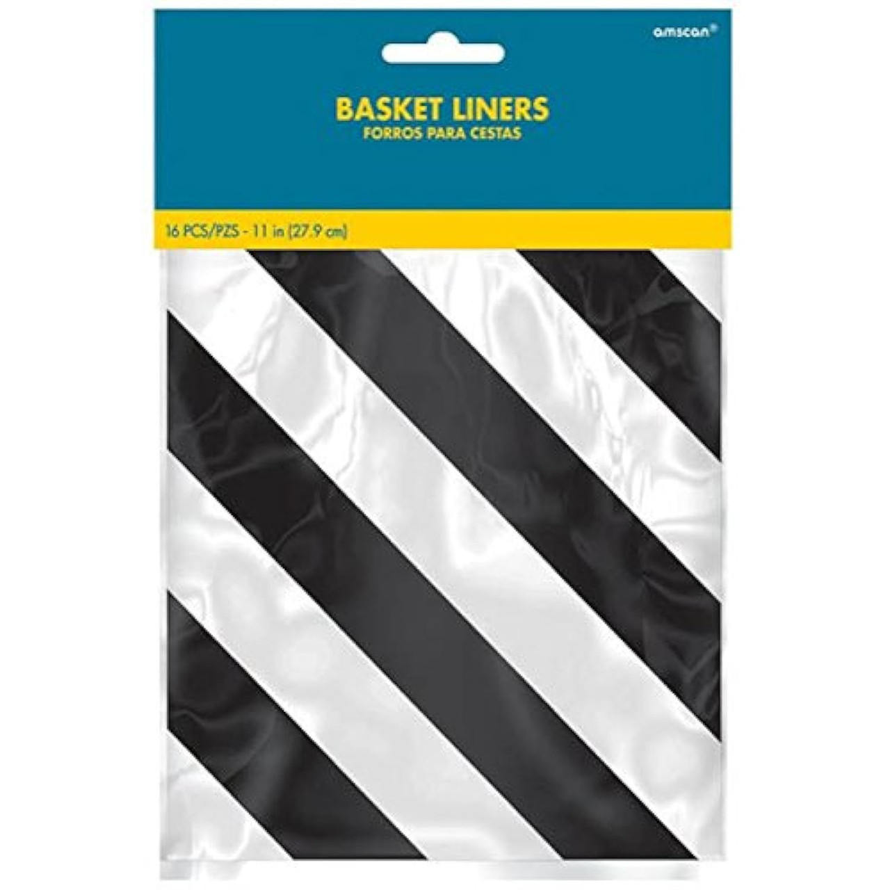 Black & White Basket Liners Football Super Bowl Sports Theme Party ...