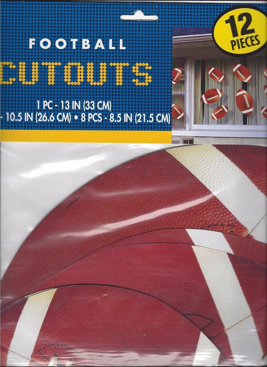 Football Super Bowl Game Watch Sports Theme Party Decoration Paper ...