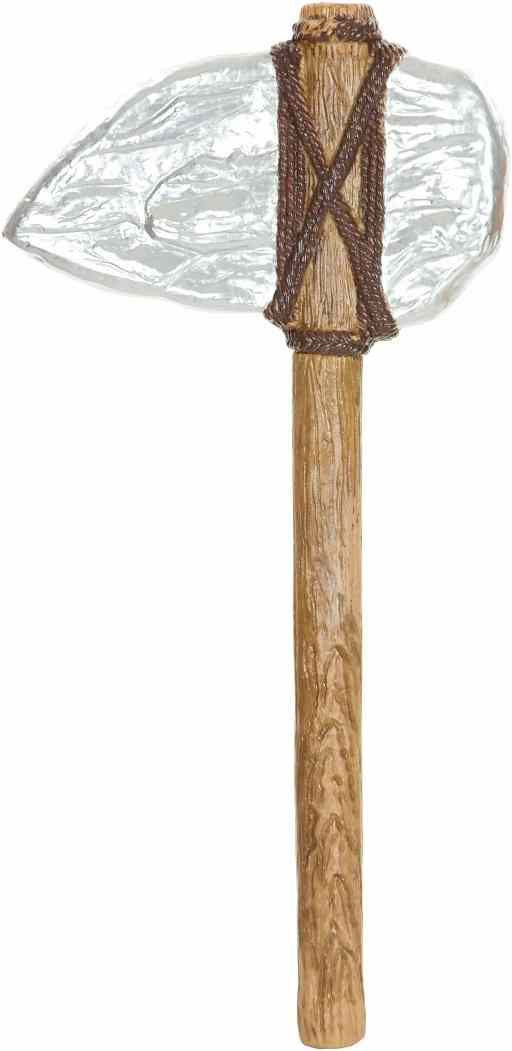21" Stone Axe Toy Weapon Caveman Tool Fancy Dress Halloween Costume ...