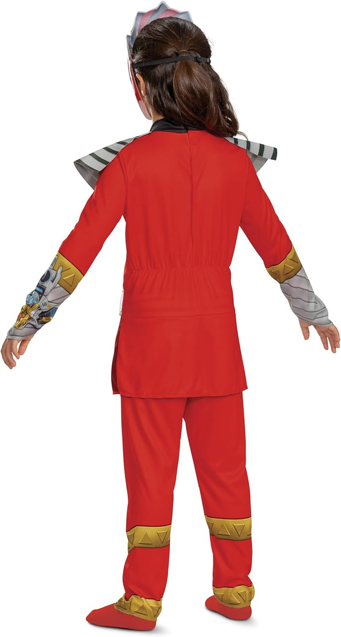 Red Ranger Girl Classic Cosmic Fury Power Fancy Dress Up Halloween ...