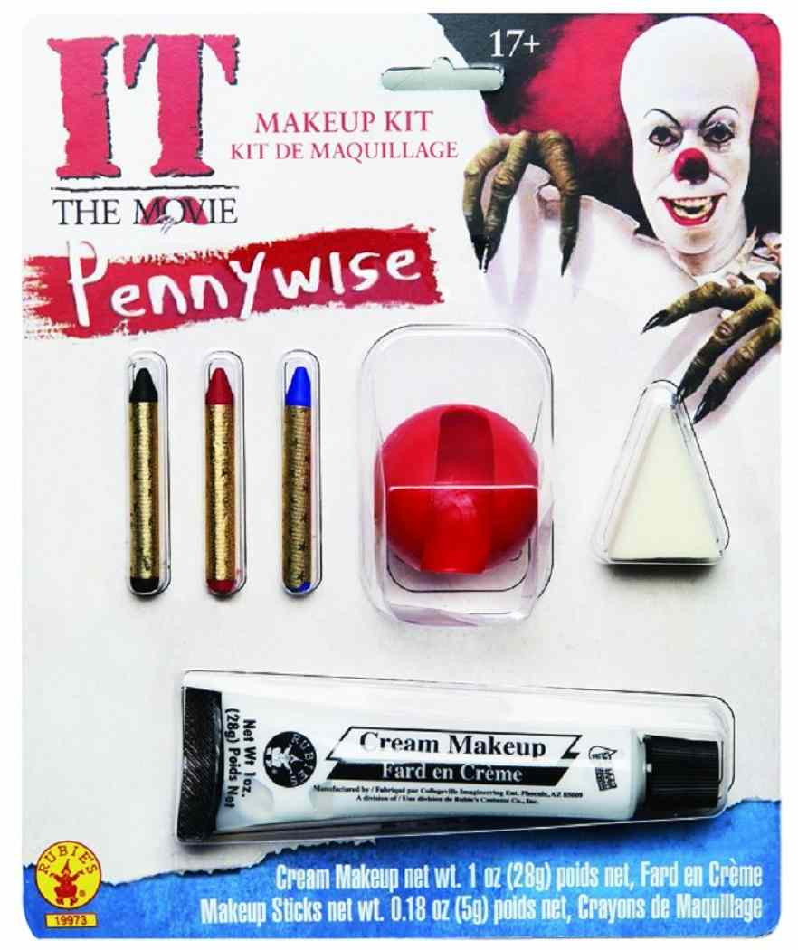 Pennywise Makeup Kit It Killer Clown Stephen King Halloween Costume ...