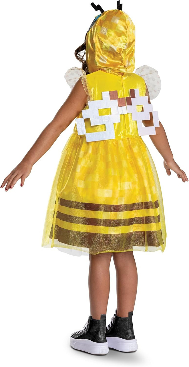 Bee Girl Minecraft Movie Mojang Game Fancy Dress Up Halloween Child ...
