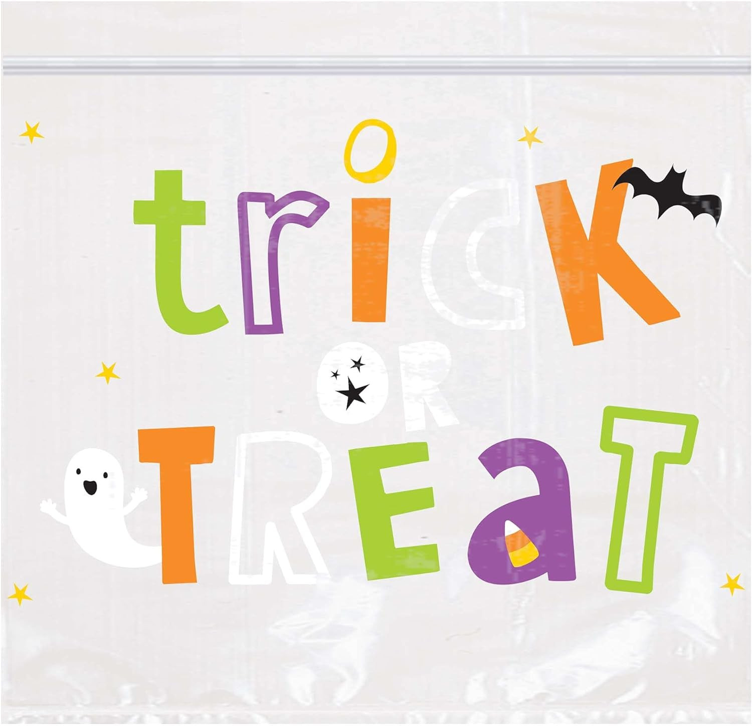 Hallo-Ween Friends Ghost Bat Candy Halloween Party Favor Resealable ...