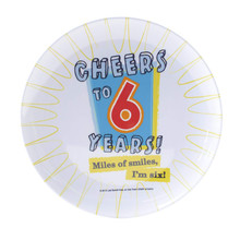 Cheers to 6 Years Kids 6th Birthday Party Favor Gift Tray Melamine ...