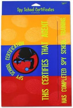 Top Secret Agent Detective Spy Birthday Party Favor Award School ...