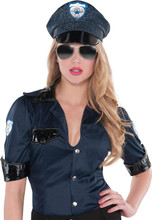 Sassy Police Top Suit Yourself Adult Costume - Parties Plus