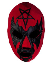 Black Satan Fabric Mask 3 From Hell Adult Costume Accessory - Parties Plus