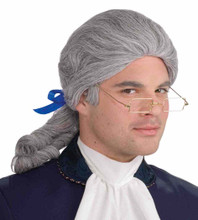 Historical Wig Colonial Powder Fancy Dress Halloween Costume Accessory ...