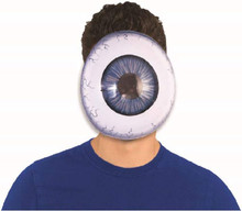 Eyeball Plastic Mask Large Eye Fancy Dress Up Halloween Adult Costume ...