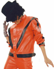 Moonwalker Chiller Jacket Michael Jackson Thriller Red Halloween Adult ...