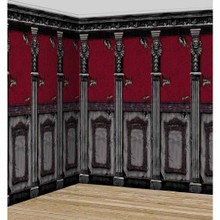 Gothic Mansion Haunted Halloween Party Decoration Scene Setters Room ...
