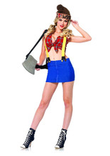 Lumber Jackie Lumberjack Girl Fancy Dress Up Halloween Sexy Adult ...