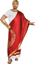 Caesar Toga Party Roman Emperor Greek Fancy Dress Up Halloween Adult ...