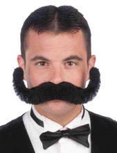 Jumbo Moustache Circus Carnival Fancy Dress Halloween Costume Accessory ...