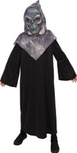 Commander Nasus Grey Gray Space Alien Robe Fancy Dress Halloween Child ...