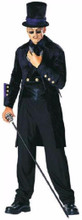 Midnight Ripper Gothic Victorian Vampire Jack Fancy Dress Up Halloween ...