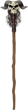 Warlock Staff Voodoo Skull Sorcerer Fancy Dress Up Halloween Costume ...