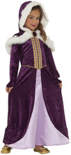 Winter Princess Renaissance Medieval Maiden Fancy Dress Halloween Child ...