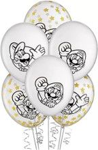 Super Mario Brothers Nintendo Birthday Party Decoration Latex Confetti ...