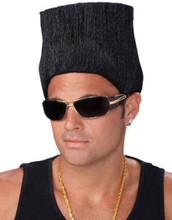 High Top Fade Wig 80's Rapper Hip Hop Fancy Dress Halloween Costume ...