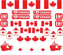 Canadian Pride Canada Day Flag Patriotic Theme Party Decoration 30 ct ...