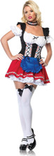 Frisky Frauline German Oktoberfest Fancy Dress Up Halloween Sexy Adult ...