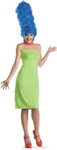 Marge Simpson Deluxe The Simpsons Fancy Dress Up Halloween Adult ...