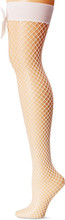 Industrial Net Thigh Highs Satin Bow Accent Fancy Dress Adult Costume ...
