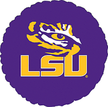 LSU Tigers NCAA College Sports Party Decoration 18" Round Mylar Balloon ...
