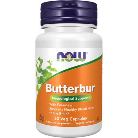NOW Foods Butterbur 75mg - 60 Capsules