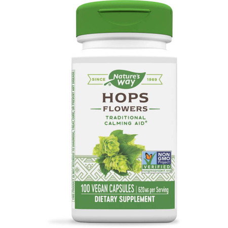 Nature's Way Hops Flowers - 100 Capsules