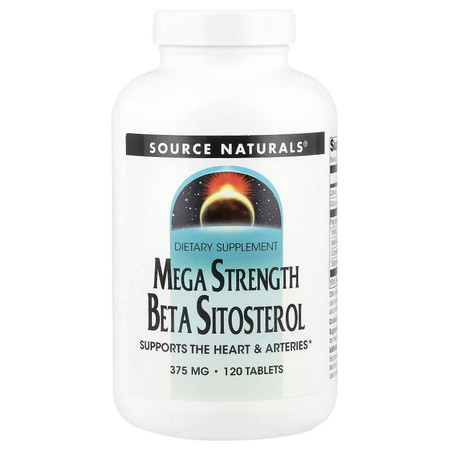 Source Naturals Beta Sitosterol, Mega Strength - 120 Tablets