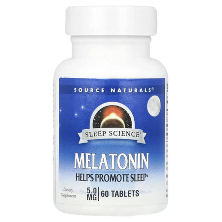 Source Naturals Melatonin 5mg - 60 Tablets