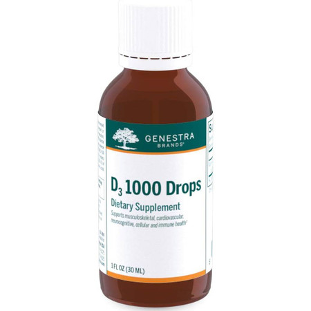 Genestra Brands D3 1000 Drops - 30 Milliliters