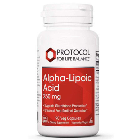 Protocol Alpha Lipoic Acid 250mg - 90 Capsules