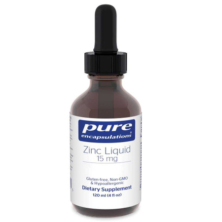 Pure Encapsulations Zinc Liquid 15mg - 120 Milliliters
