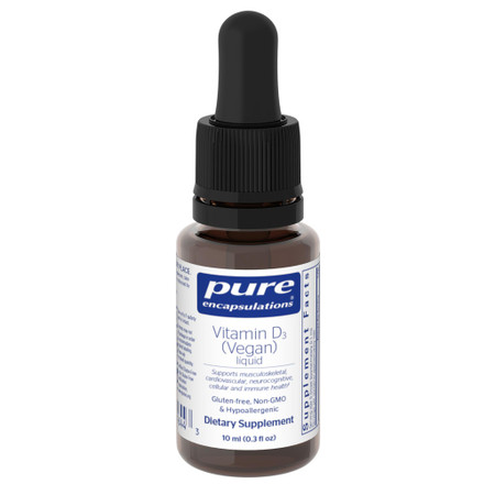 Pure Encapsulations Vitamin D3 (Vegan) Liquid - 10 mL