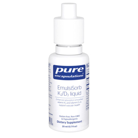 Pure Encapsulations EmulsiSorb K2/D3 Liquid - 20 Milliliters