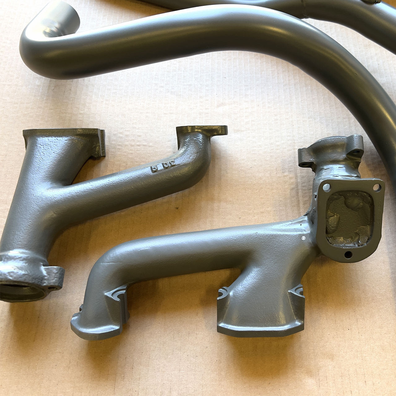 Unimog 404 Exhaust System with Jet Hot Coating