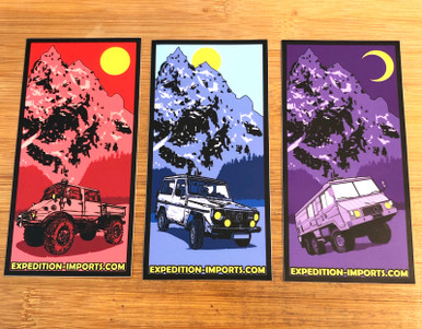 Expedition Imports Mountain Scene Decals