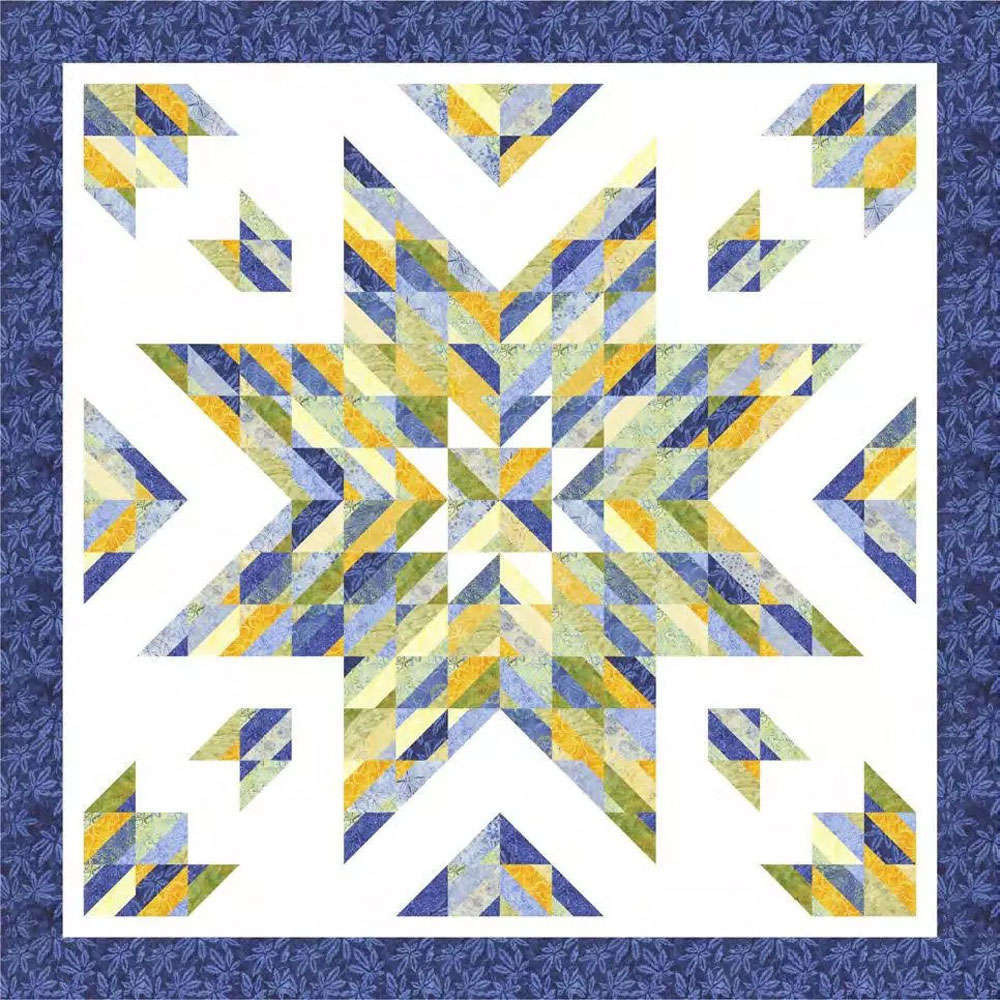 Almost Alone Star Quilt Pattern by Cozy Quilt Designs - Old Mill Quilting
